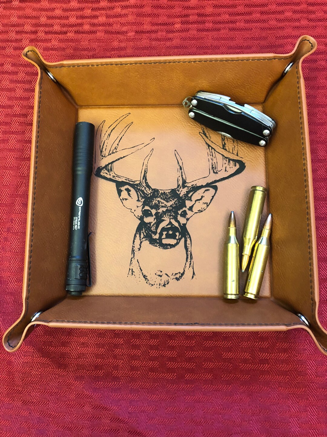 Whitetail Deer Hunting Snap Tray, Catch All 6x6 - Etsy