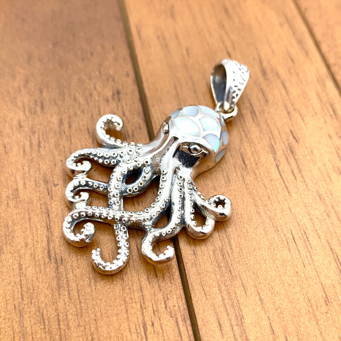 The Octopus 925 Silver With Abalone Shell or MOP Shell - Etsy