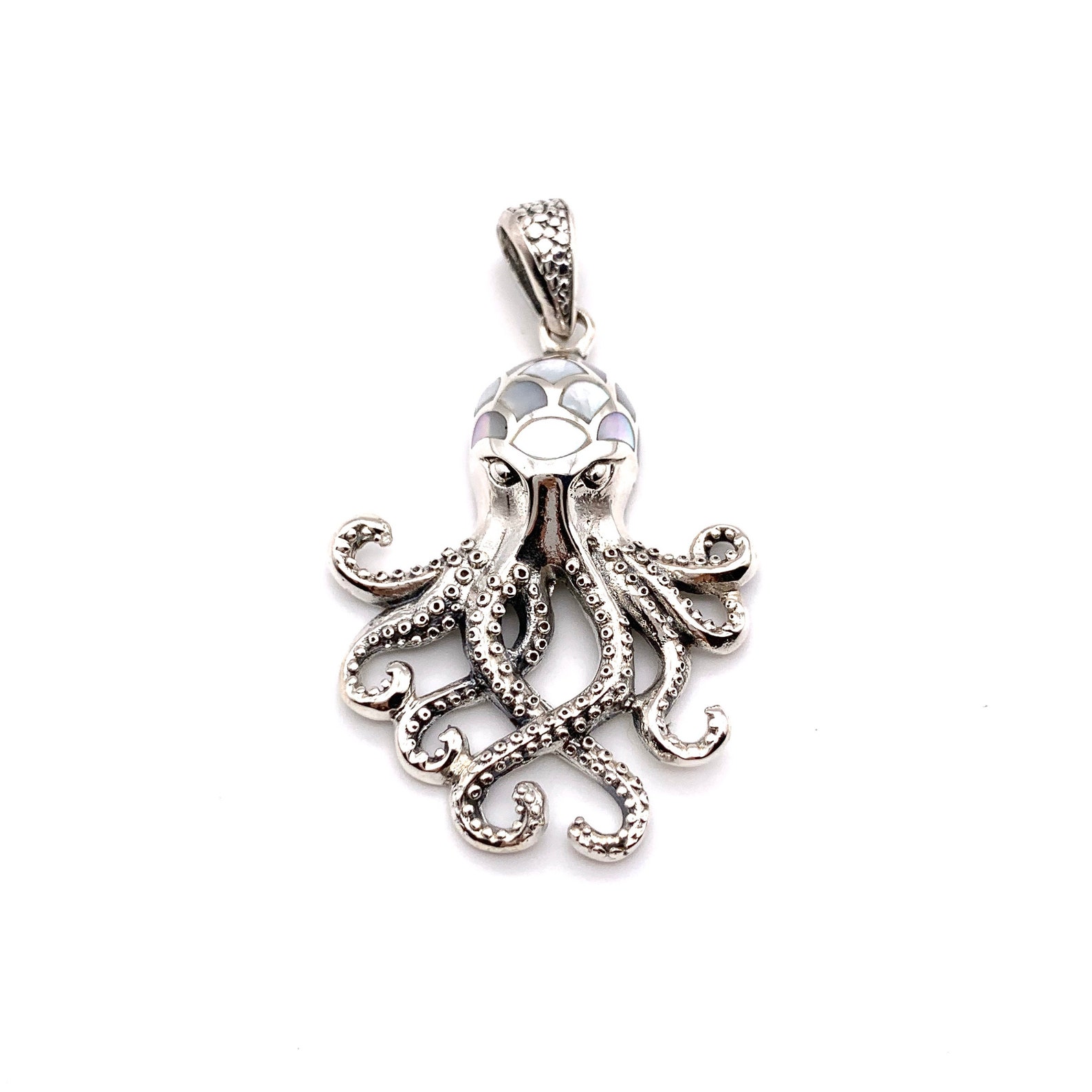 The Octopus 925 Silver With Abalone Shell or MOP Shell - Etsy