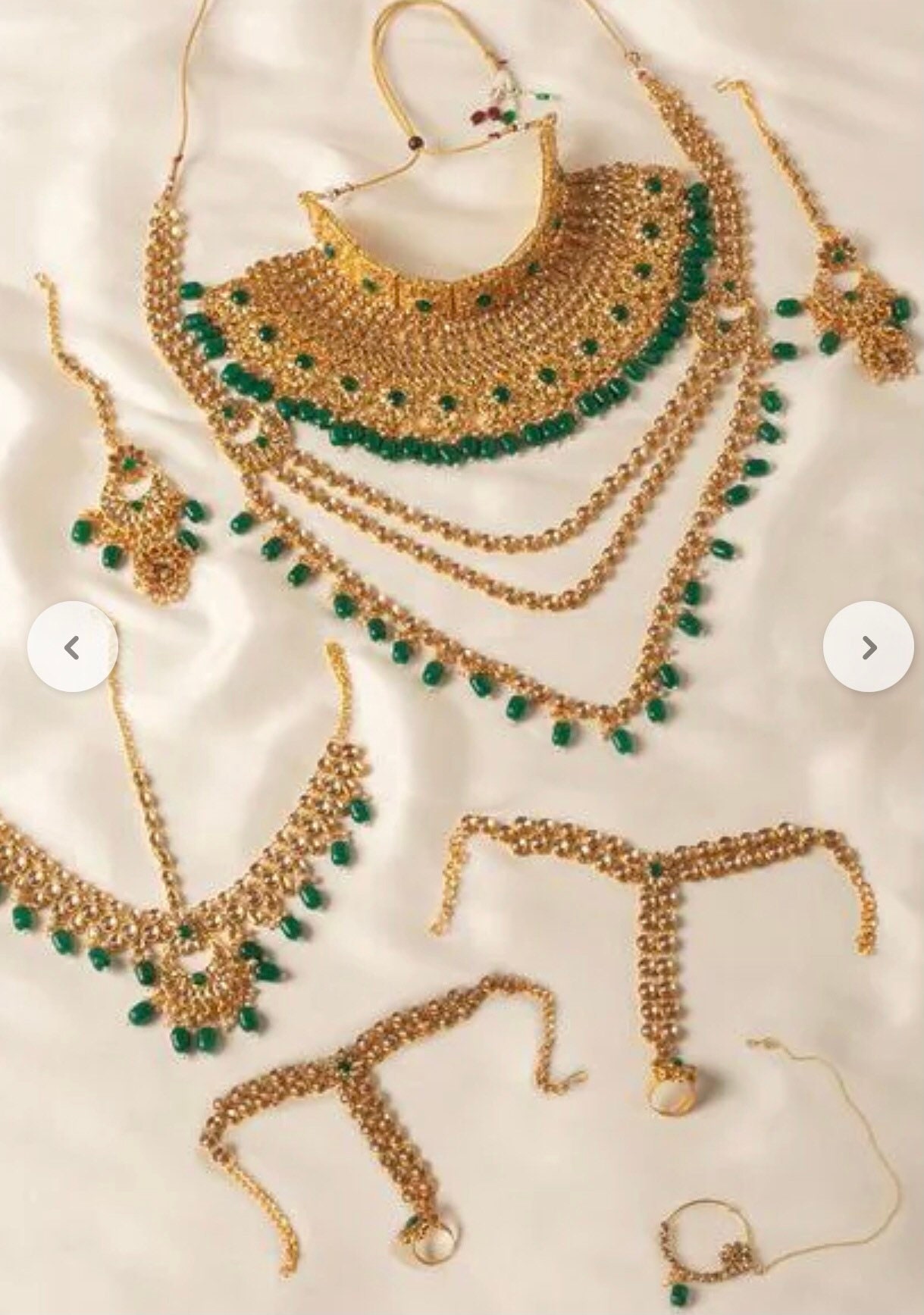 Bridal jewellery set nykaa store