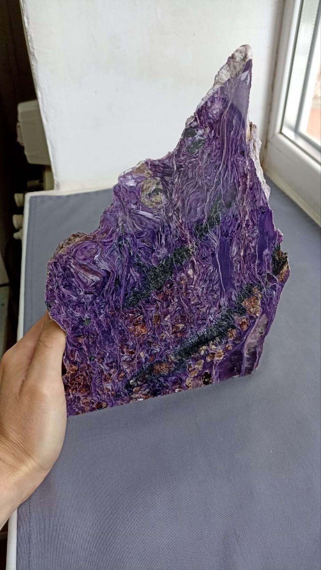 Museum-quality Charoite Slab From Yakutia - Etsy