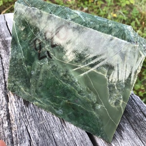 Raw Jade - Jade Rough - Bar Jade - Rare Crystals Specimen - - Etsy