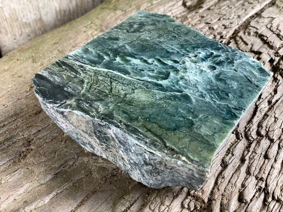 Nephrite Slab jade/ Nephrite Raw Jade Jade Rough Bar Jade Rare Crystals ...