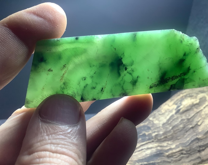 Nephrite Slab -jade/ Nephrite - Raw Jade - Jade Rough (nr 38) - Etsy