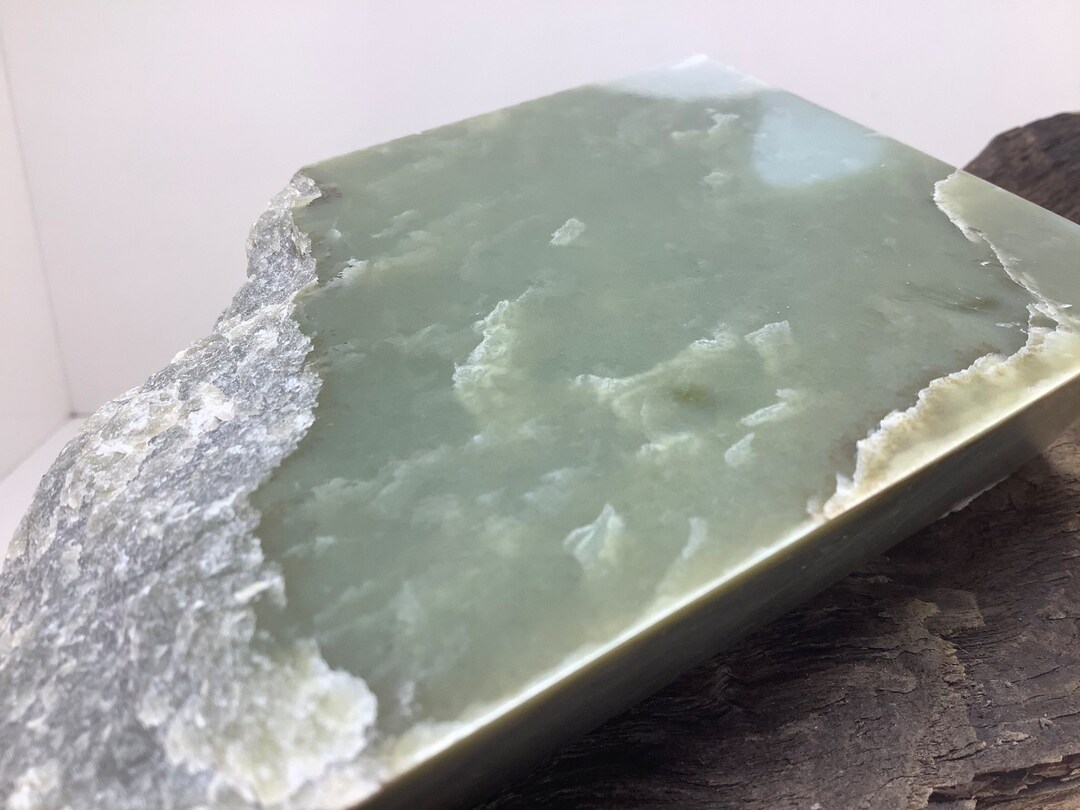 Nephrite Slab -jade/ Nephrite - Raw Jade - Jade Rough (nr 45) - Etsy