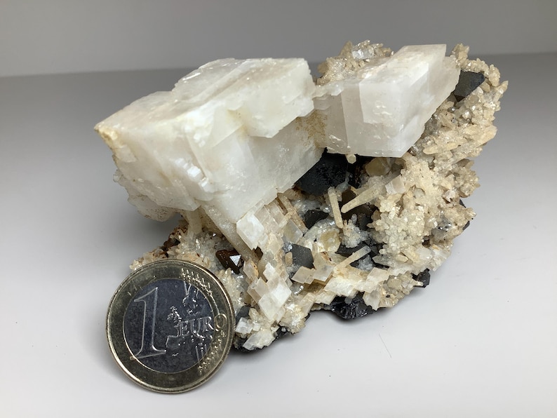 Quartz With Calcite, Sphalerite & Galena – Nikolayevsky Mine (2/27) - Etsy