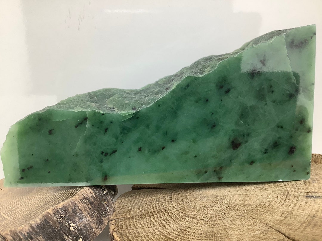 Nephrite Slab jade/ Nephrite Raw Jade Jade Rough Bar Jade Rare Crystals ...
