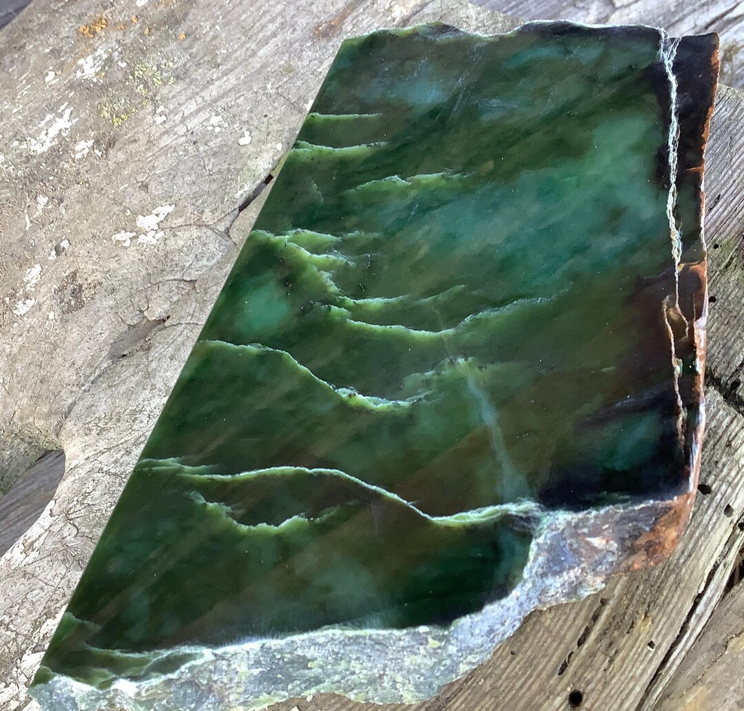 Nephrite Slab -jade/ Nephrite - Raw Jade (nr 131) - Etsy