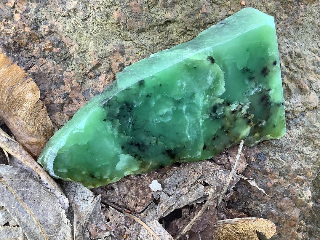 Nephrite Slab -jade/ Nephrite - Raw Jade - Jade Rough ( Nr 72) - Etsy