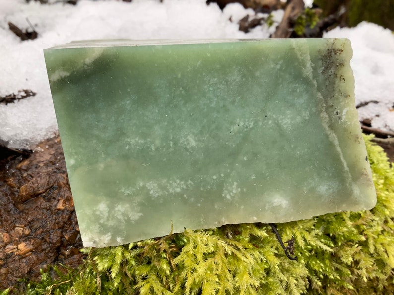 Nephrite Slab -jade/ Nephrite - Raw Jade - Jade Rough (nr 50) - Etsy
