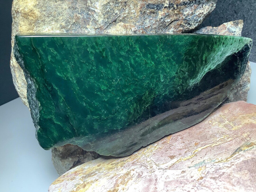 Nephrite Slab -jade/ Nephrite - Raw Jade - Jade Rough (nr 102) - Etsy
