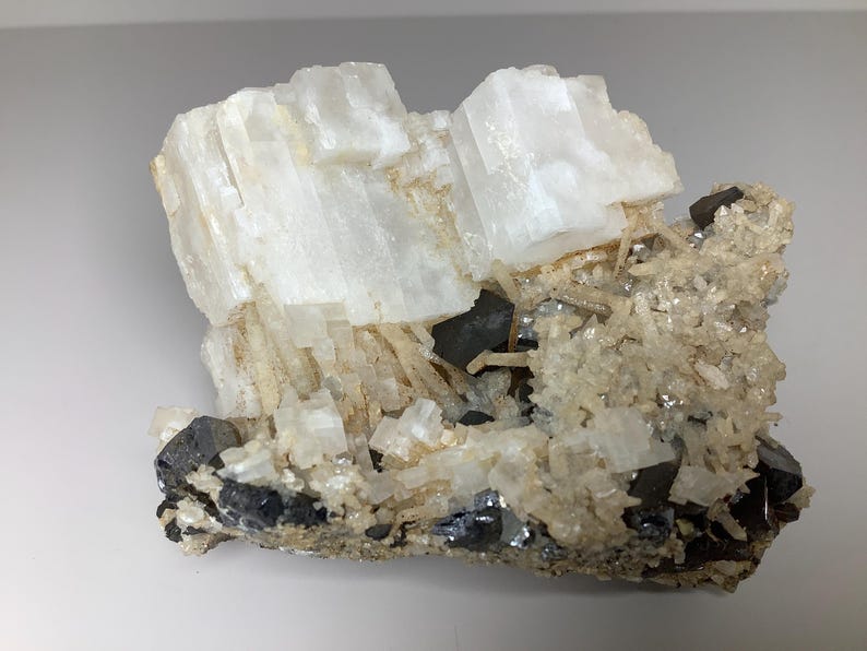 Quartz With Calcite, Sphalerite & Galena – Nikolayevsky Mine (2/27) - Etsy