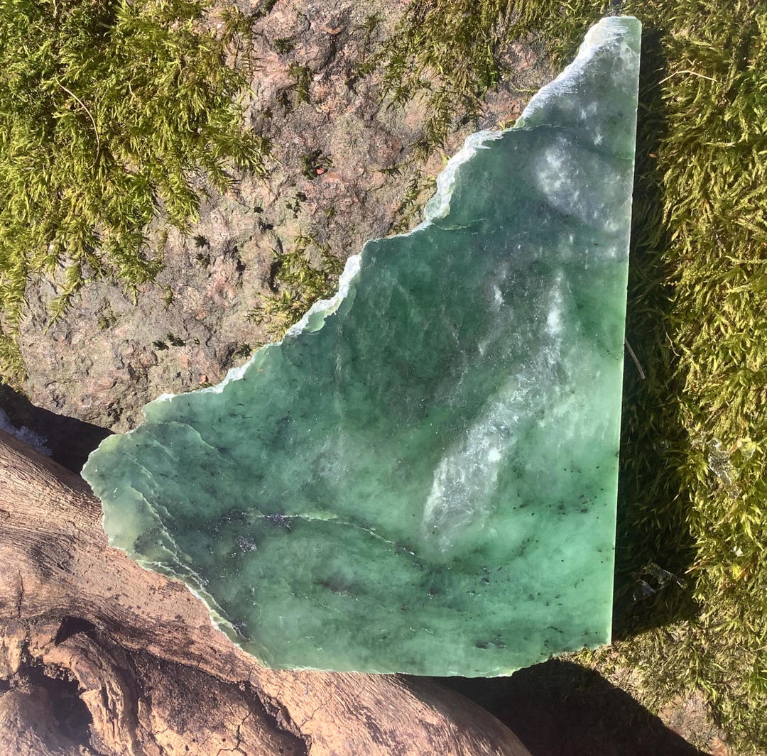 Nephrite Slab -jade/ Nephrite - Raw Jade (nr 135) - Etsy