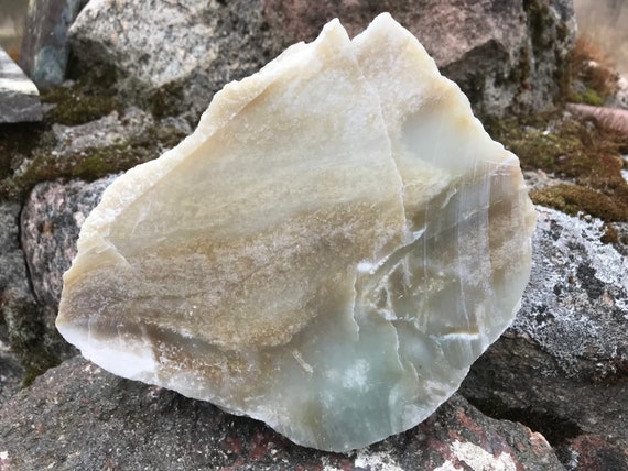 5.34 Lb Raw Jade Jade Rough Bar Jade Rare Crystals | Etsy