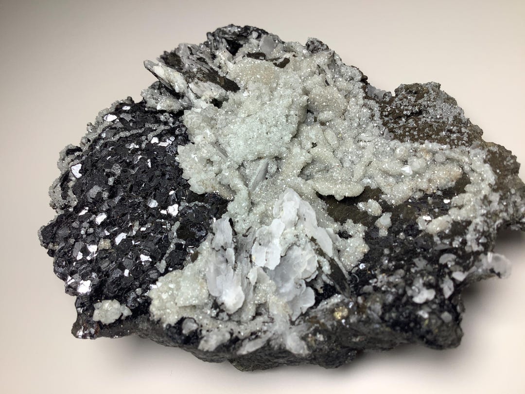 Sphalerite, Calcite Studded With Small Quartz Crystals (nr 1/63) - Etsy
