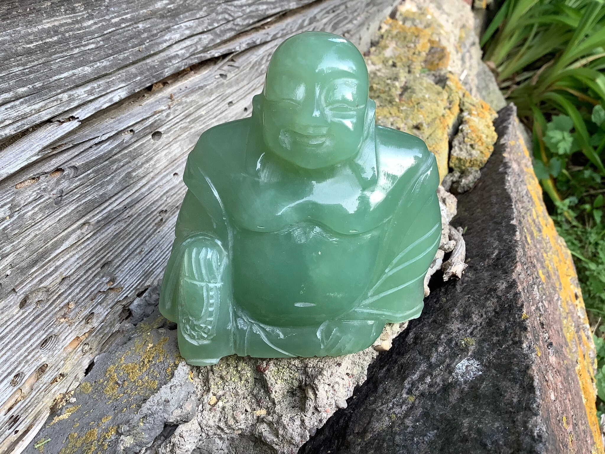 Nephrite Jade Buddha Gemstone Nephrite Jade Buddha - Etsy