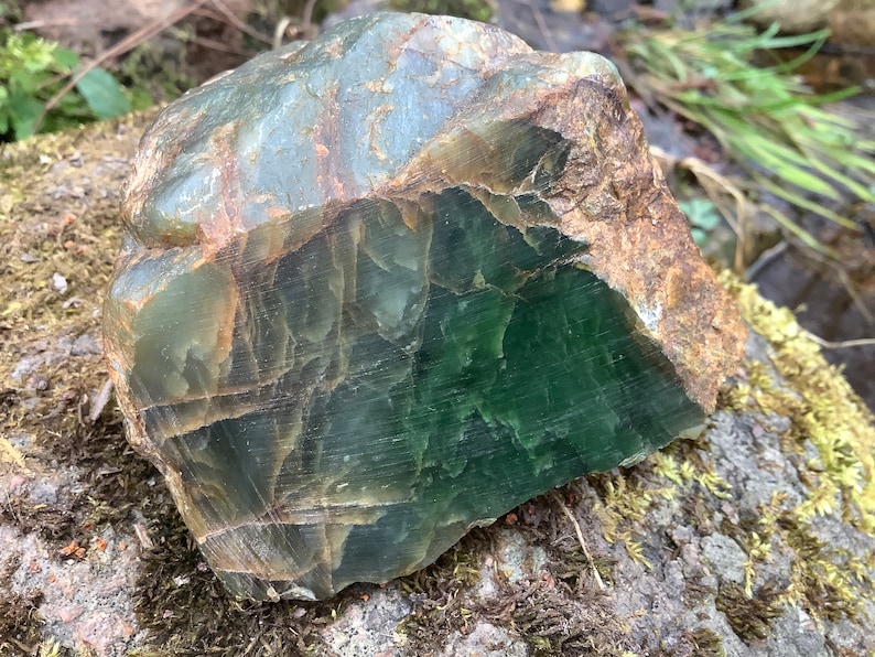 Nephrite Slab -jade/ Nephrite - Raw Jade - Jade Rough (# 145) - Etsy