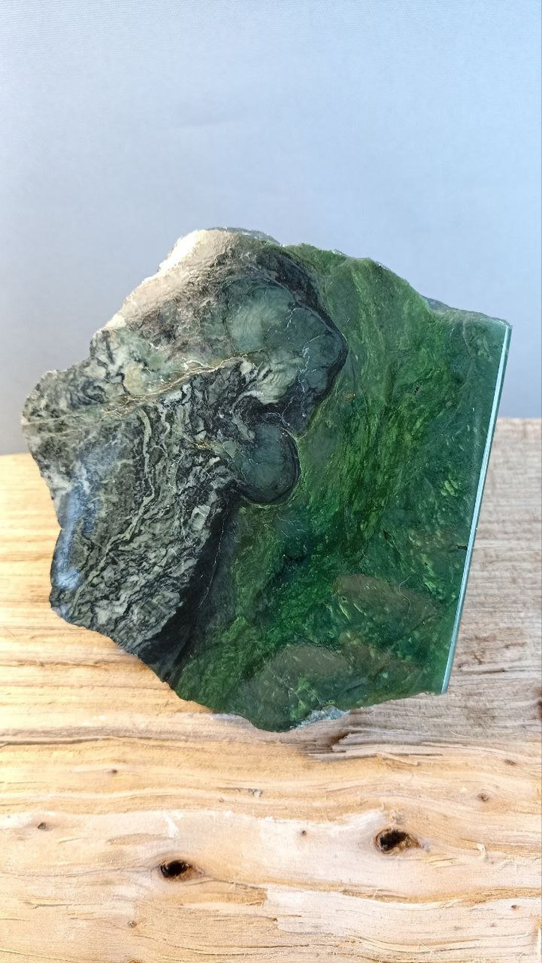 Nephrite Slab jade/ Nephrite Raw Jade Jade Rough Bar Jade Rare Crystals ...