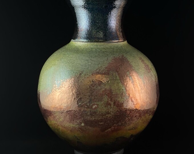 Handmade Naomi Vase, Raku Art Pottery, Decorative Pottery - Etsy