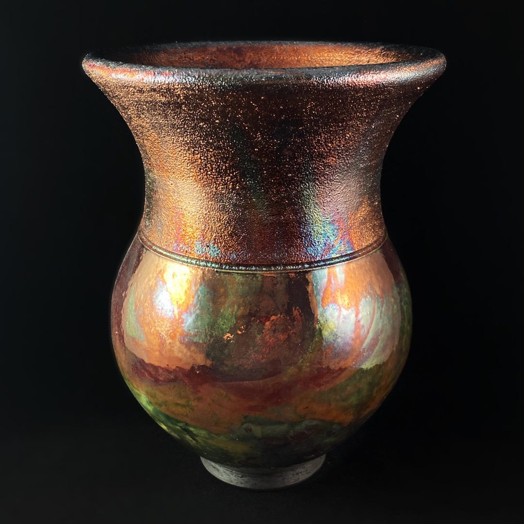Handmade Jenny Vase, Raku Art Pottery, Decorative Pottery - Etsy