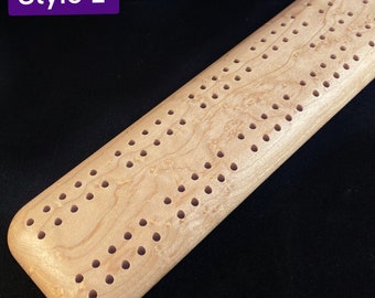 Handmade Wooden Cribbage Board With Pegs Cherry - Etsy