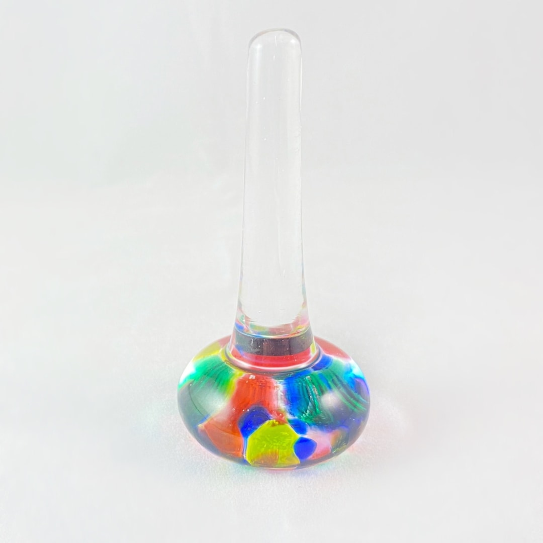 Hand Blown Glass Ring Holder, #4 - Unique Jewelry Storage, Made in USA ...