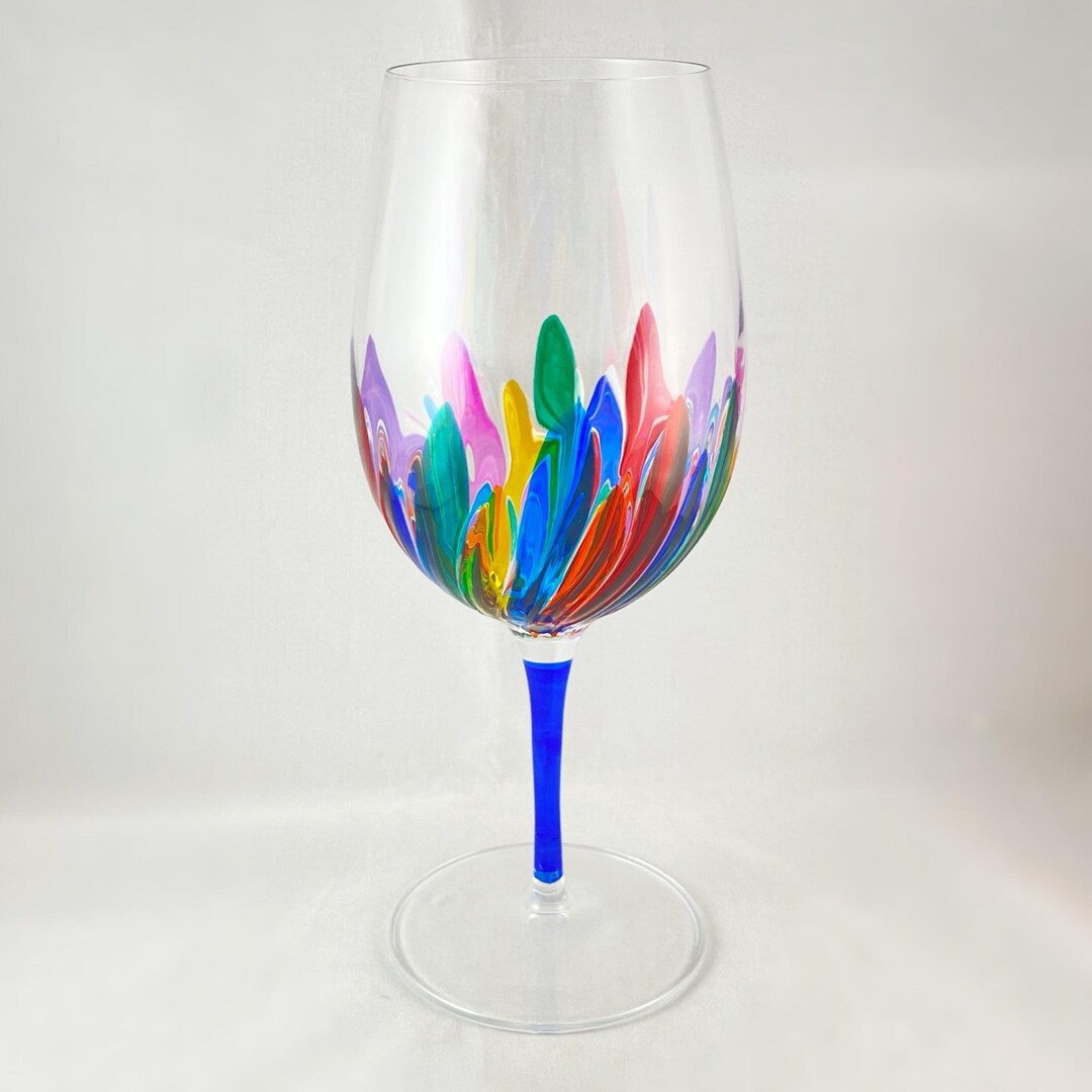 Blue Stem Incanto Venetian Glass Spritz Glass - Handmade in Italy ...