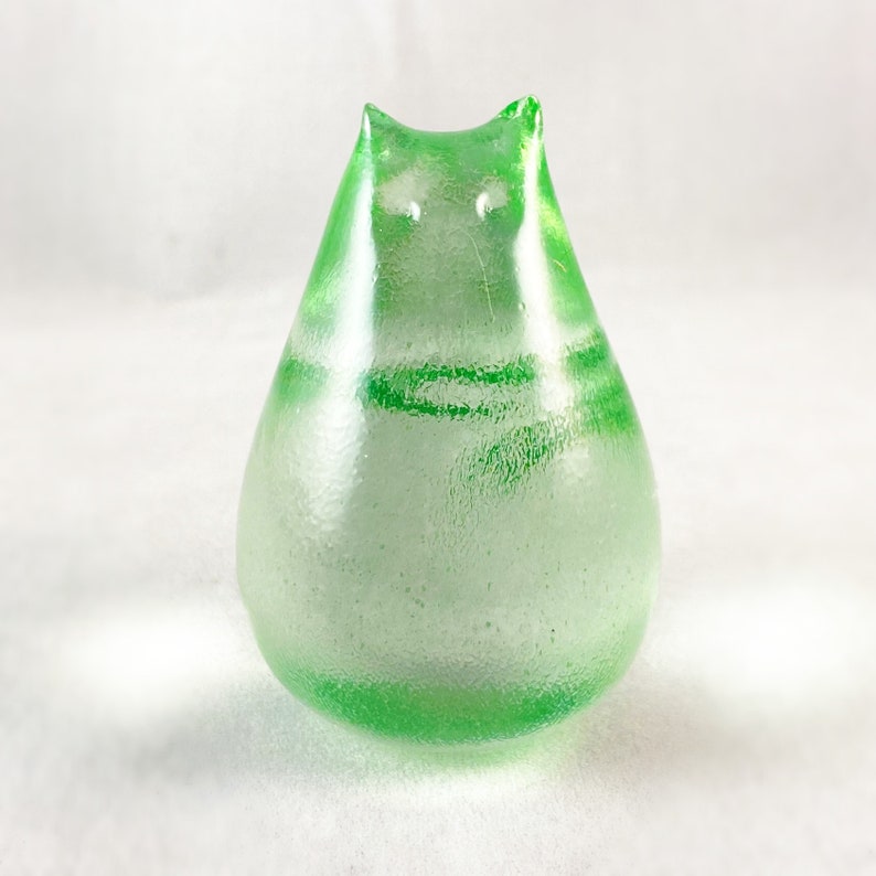 Hand Blown Glass Kitty Cat, #5 - Unique Decor, Made in USA - Etsy