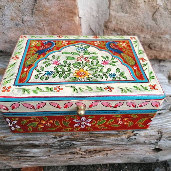 Hand Painted Box - Etsy