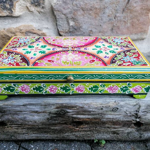 Hand Painted Jewelry Box - Etsy