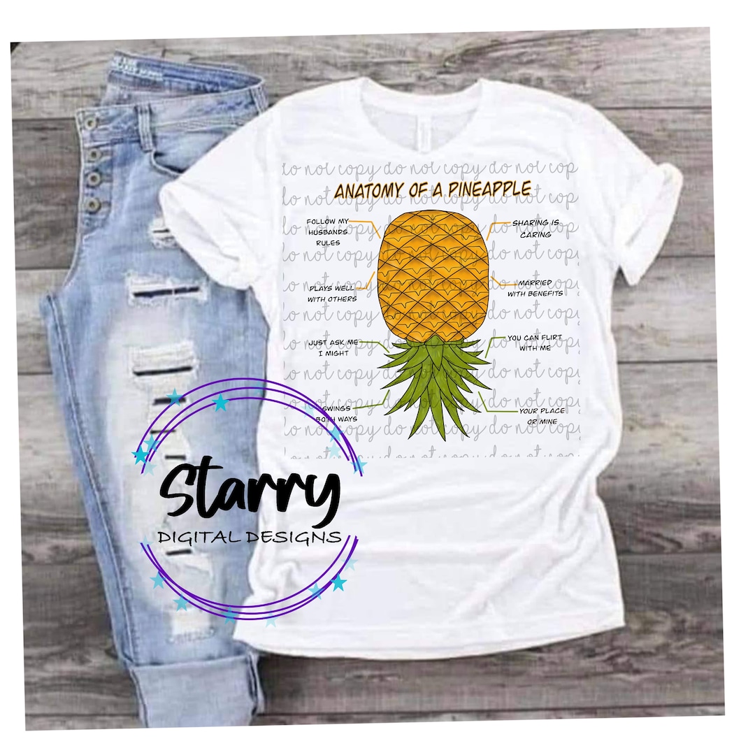 Anatomy of A Pineapple PNG DIGITAL DOWNLOAD - Etsy
