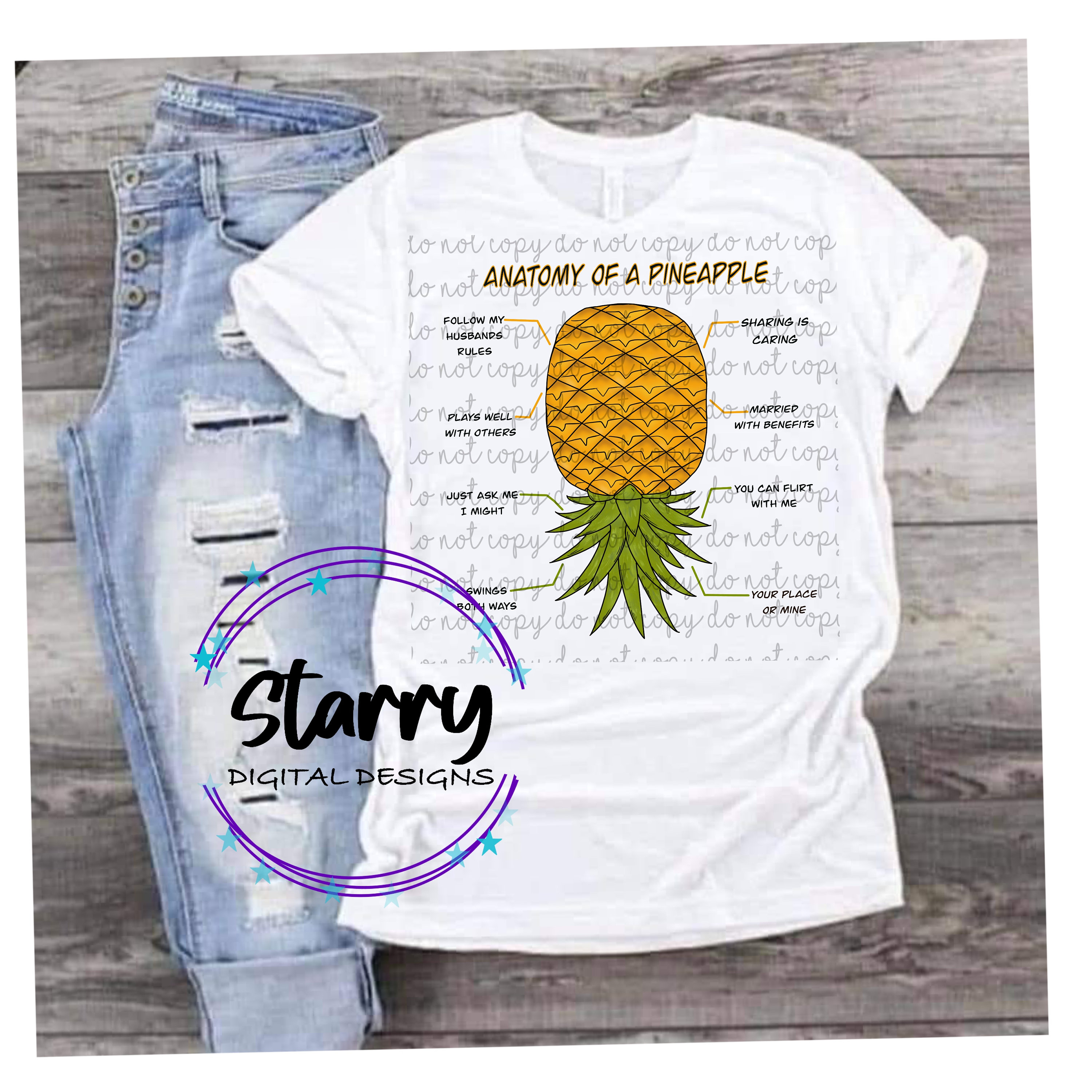 Anatomy of A Pineapple PNG DIGITAL DOWNLOAD - Etsy