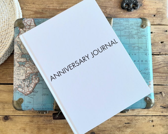 Anniversary Journal Paper Anniversary Personalised Gift Custom 1st ...
