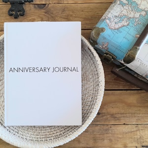 Anniversary Journal Paper Anniversary Personalised Gift Custom 1st ...
