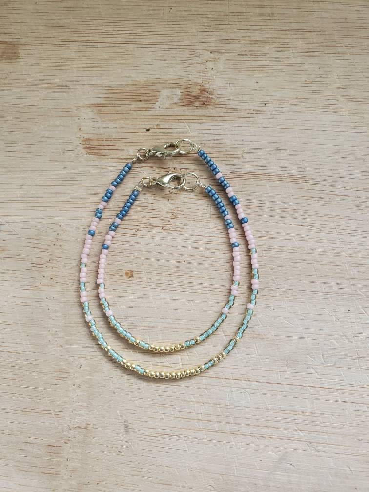 Mommy and Me Matching Anklets Grandma and Me Aunt and Me - Etsy