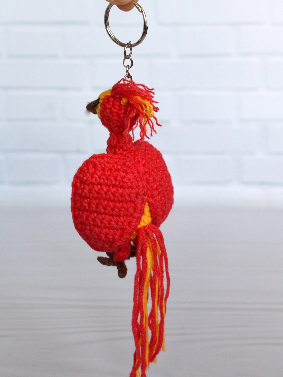 Phoenix Plush Keychain Mythical Creatures Doll Phoenix - Etsy