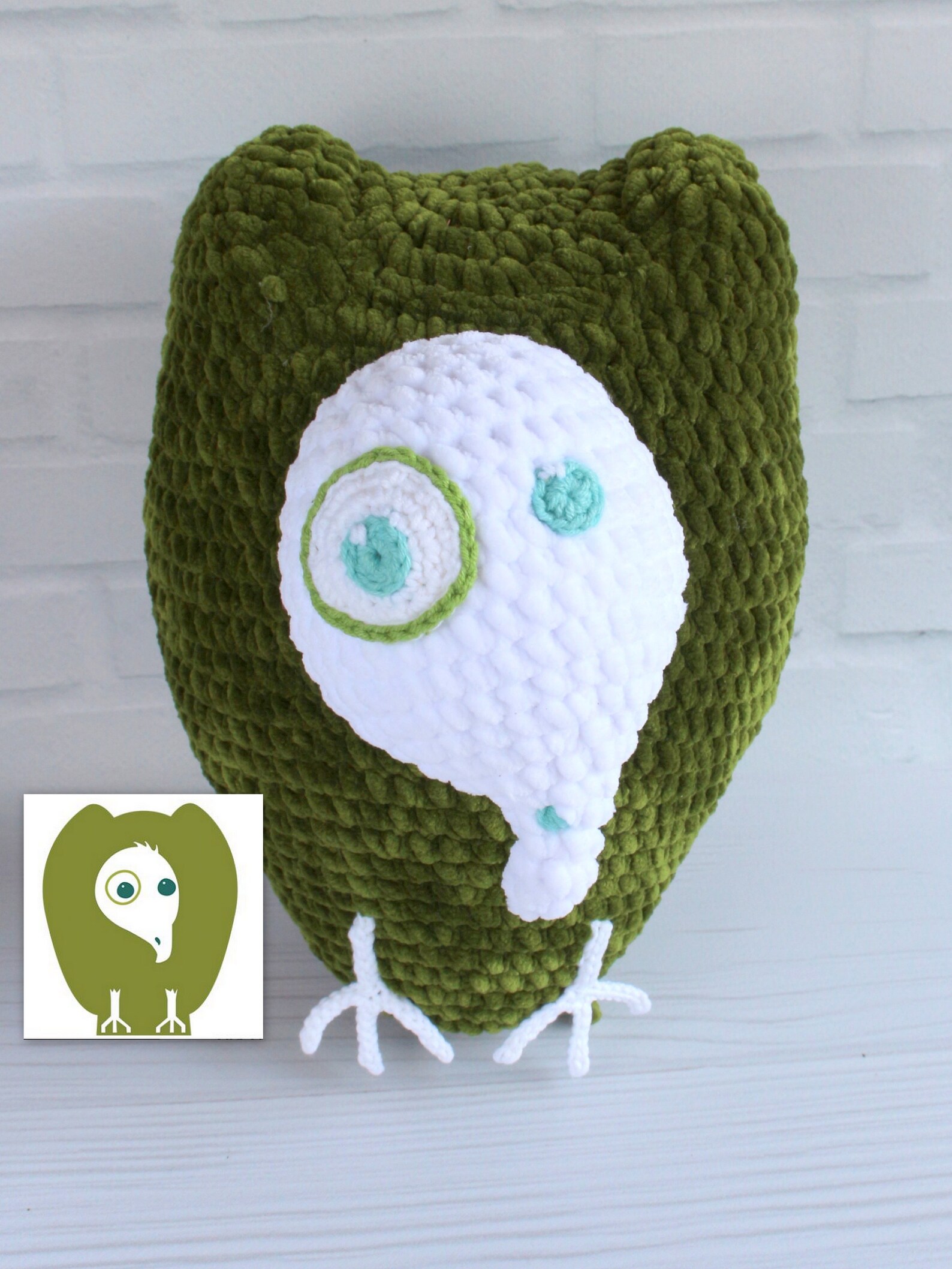 Vern the Visualizing Vulture Crocheted Plush From Drawing | Etsy