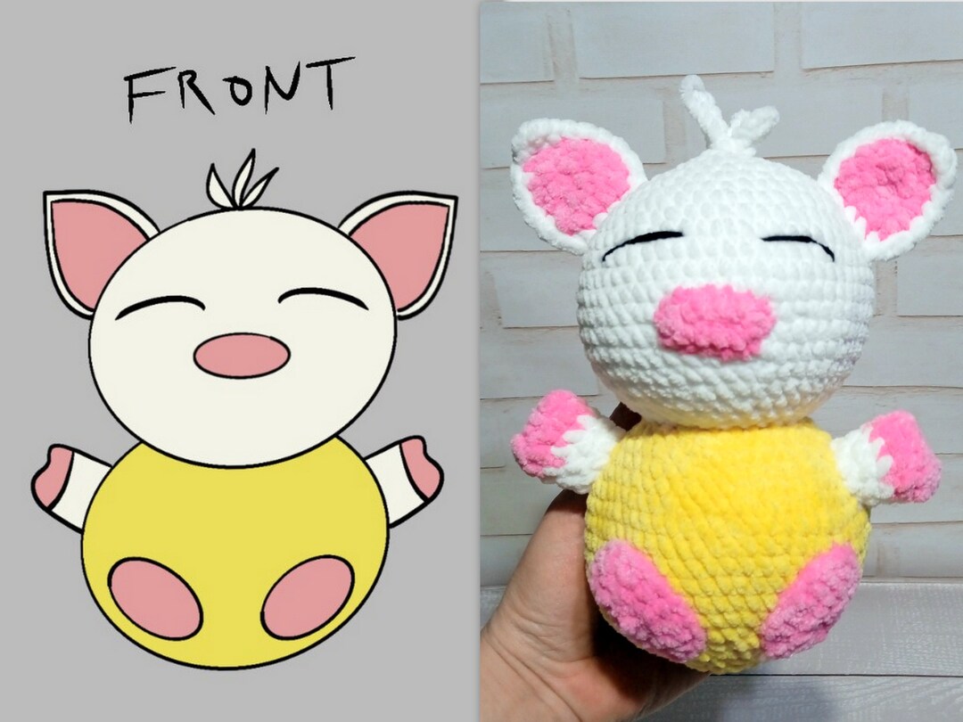 Crochet Plush From Drawing 20 Cm, EXAMPLE Kids Drawing Into Plush Toy ...