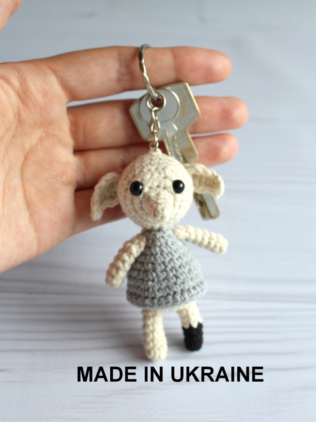 House Elf Keychain, Mythical Creatures Doll, Elf Mini Stiffed Plush ...