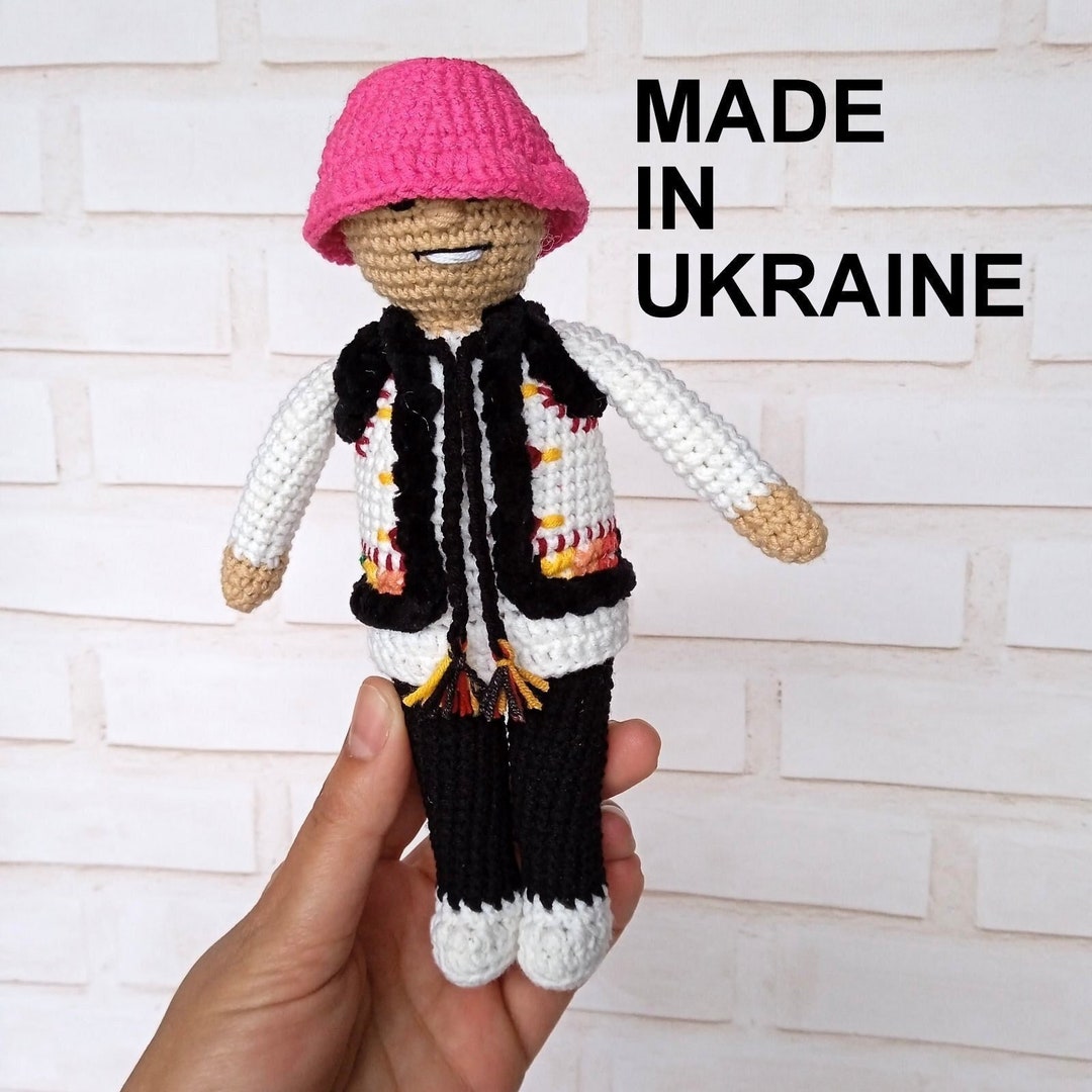 Ukrainian Band Kalush Orchestra Doll, Crochet Hero Eurovision 2022 ...