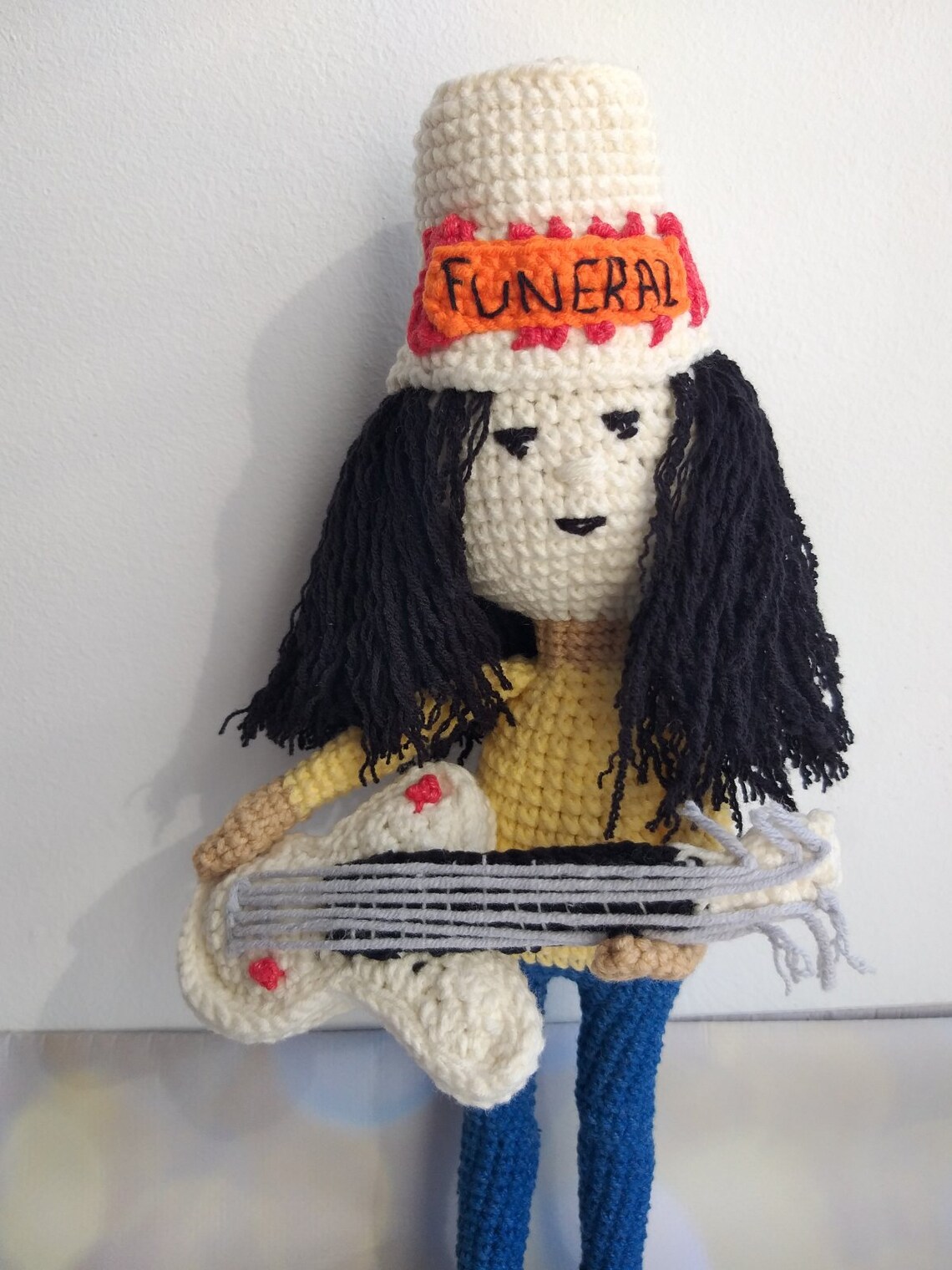 Custom Plush Doll Buckethead Inspired Crochet Natural Figure - Etsy