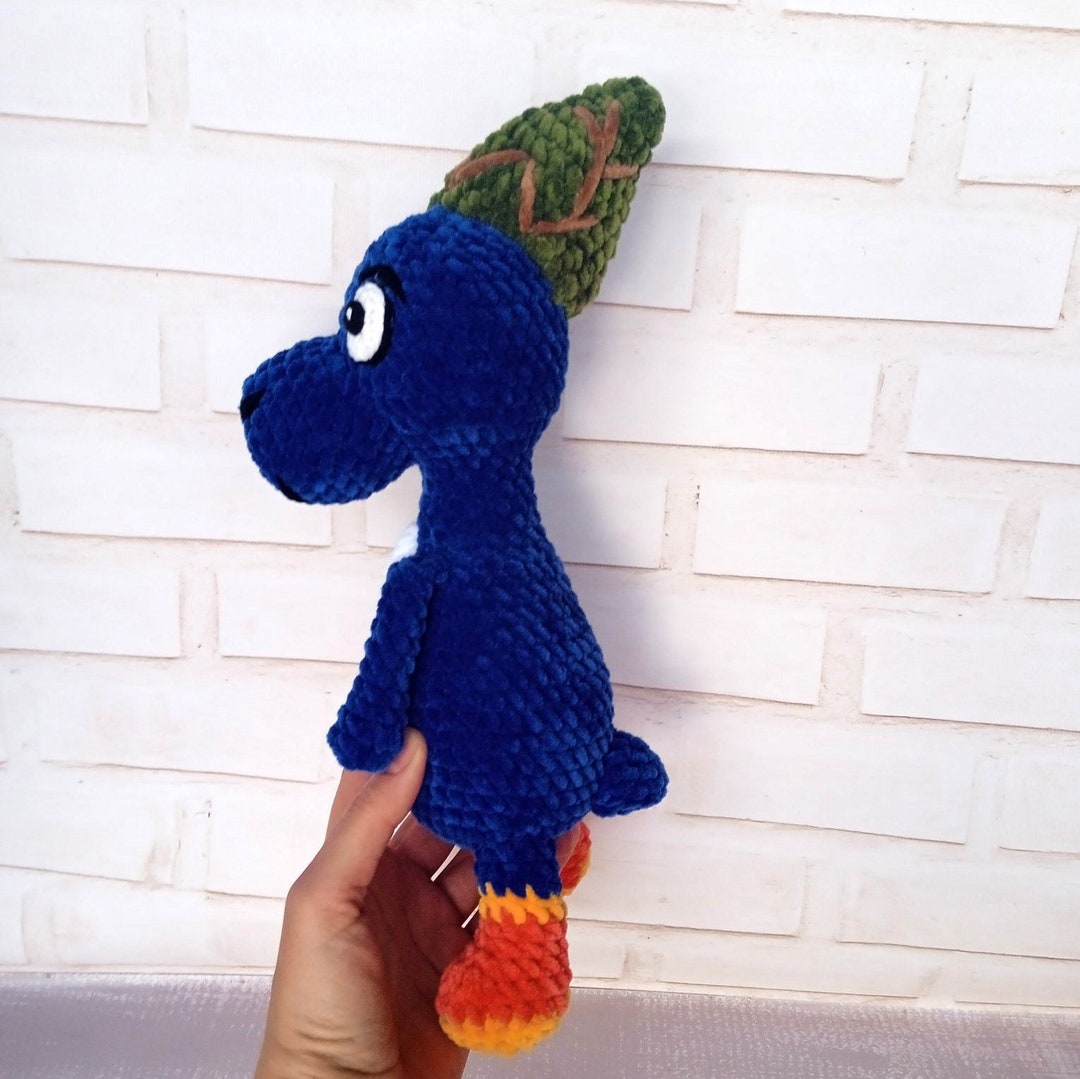Custom Plush From Kids Drawing 13, Example, Сrochet Velvet Toy From ...