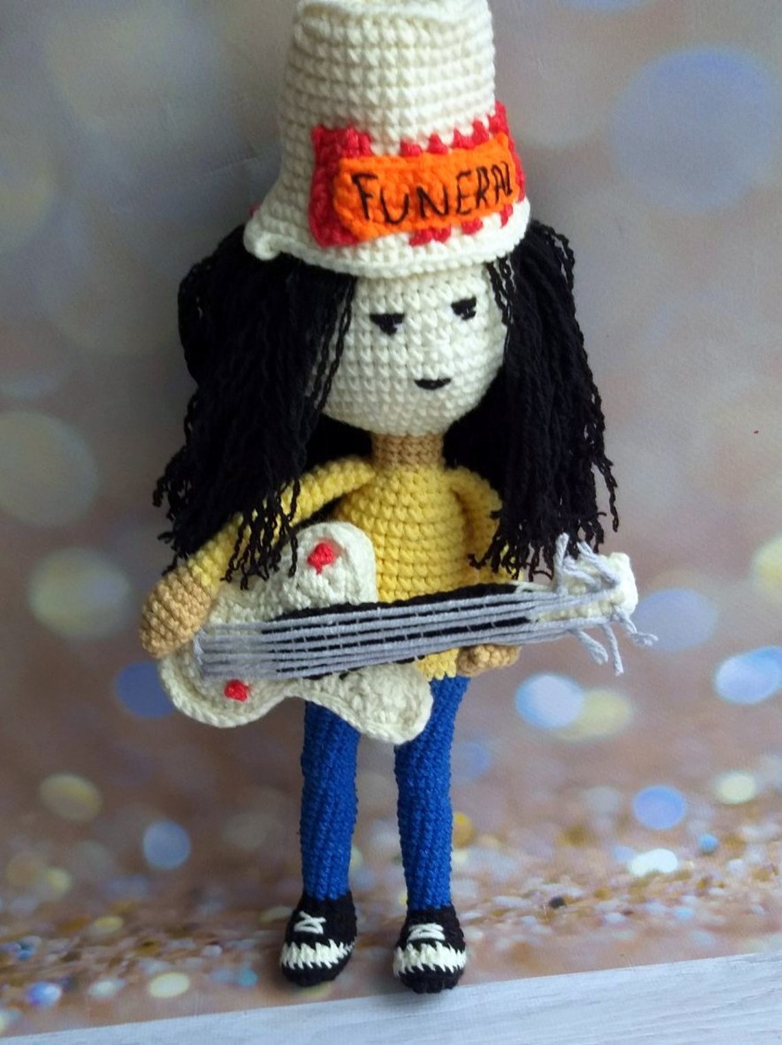 Custom Plush Doll Buckethead Inspired Crochet Natural Figure - Etsy