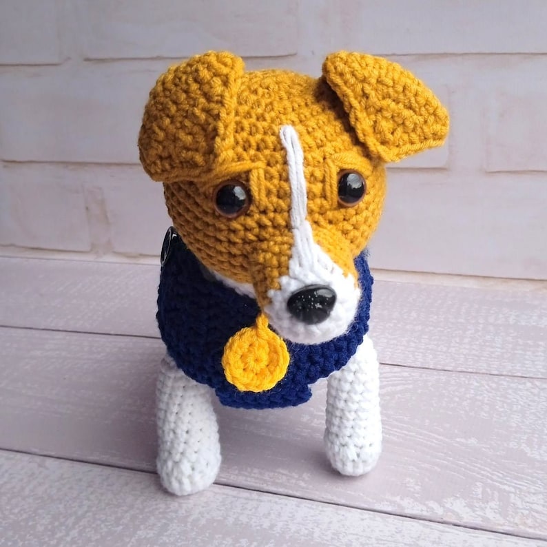Dog Patron From Ukrainian Chernihiv Crochet Hero Miner - Etsy