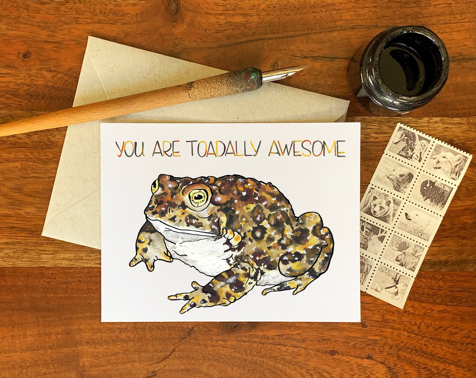 You Are Toadally Awesome... Yosemite Toad Card - Etsy
