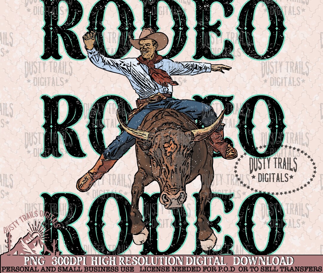 Rodeo , Western Png , Digital Download, Country Png, Desert Png ...