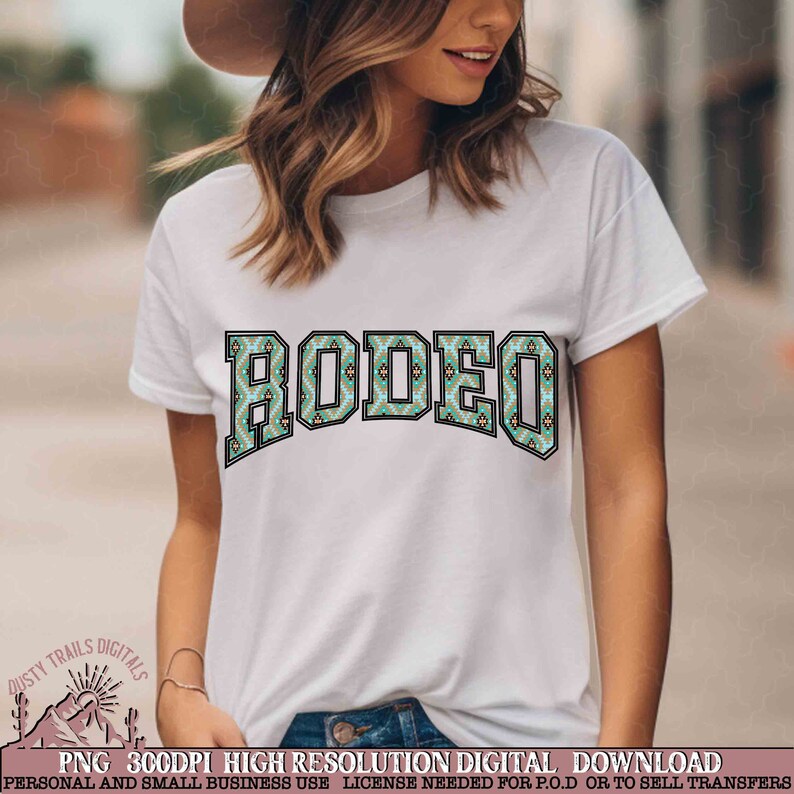 Aztec Rodeo , Digital Download, Retro, Western Sublimations, Designs ...