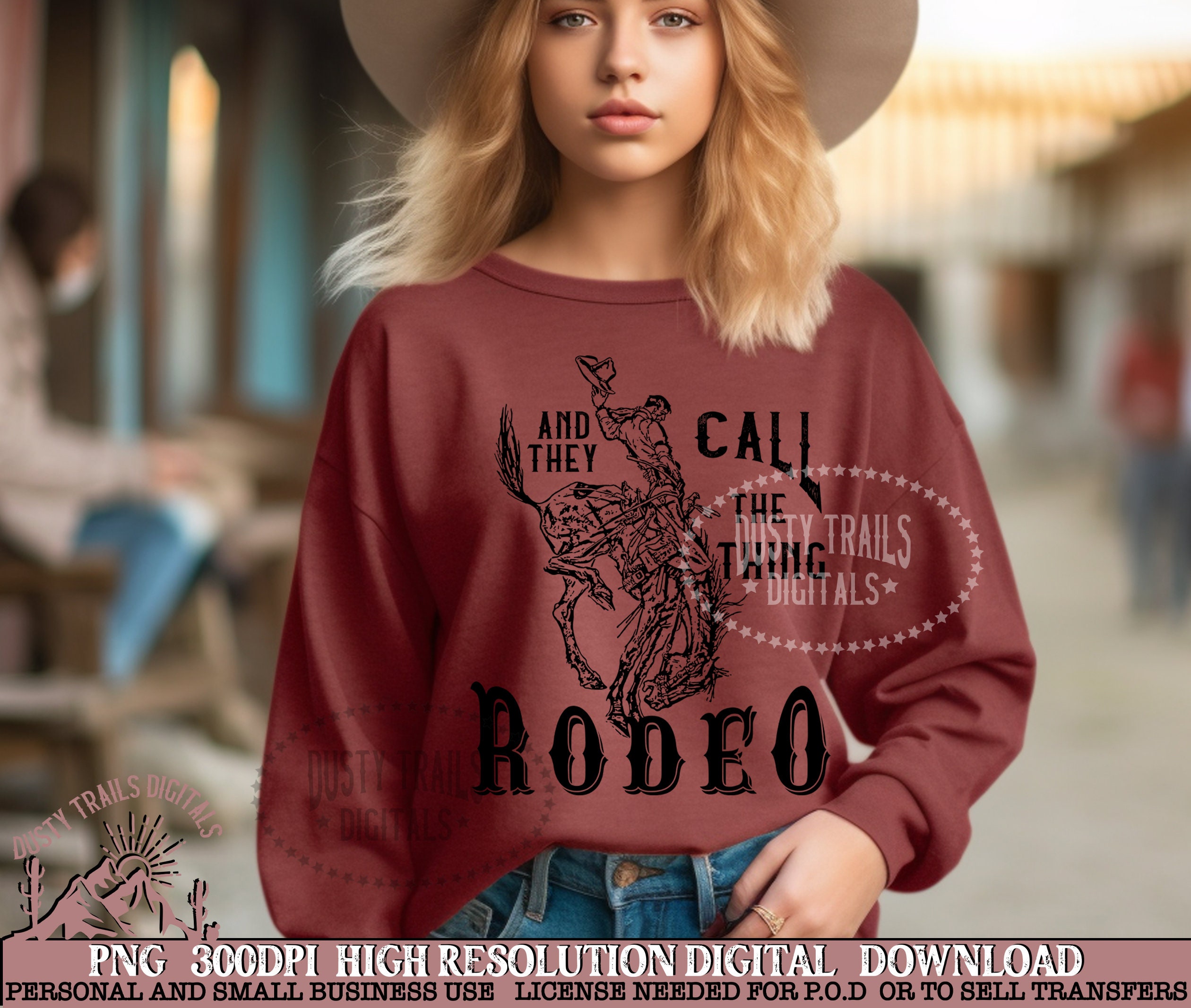 Rodeo Western Png Digital Download Country Png Desert - Etsy