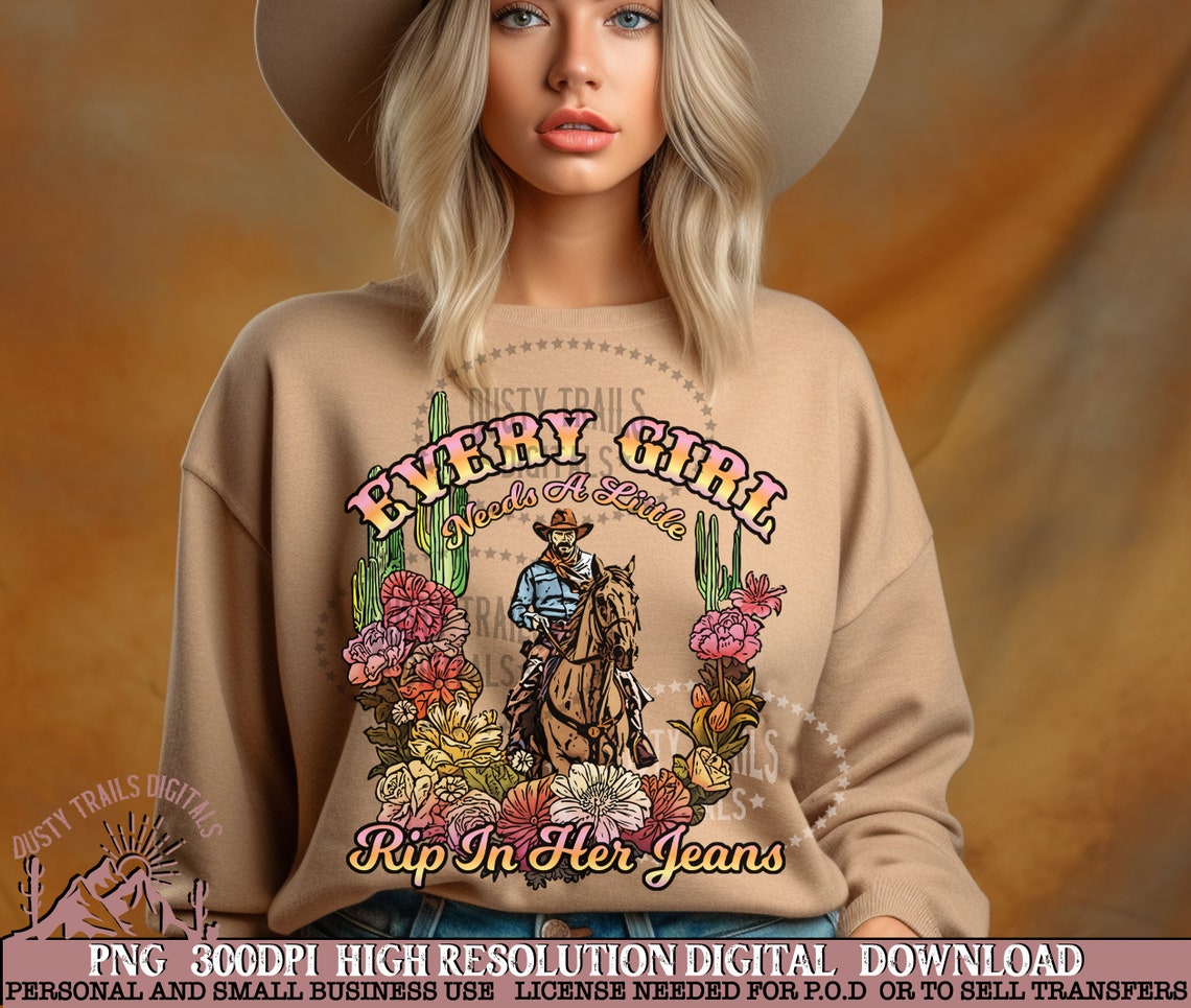 Western, Every Girl Needs A Little Rip in Her Jeans, Digital Download ...