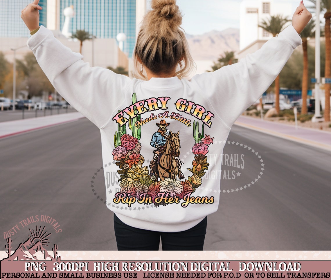 Western, Every Girl Needs A Little Rip in Her Jeans, Digital Download ...